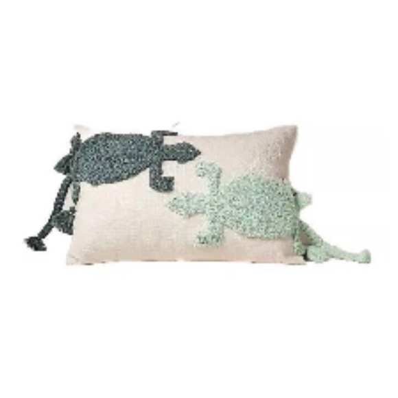 Opel House | Bedding | Lizard Punch Needle Lumbar Throw Pillow ...